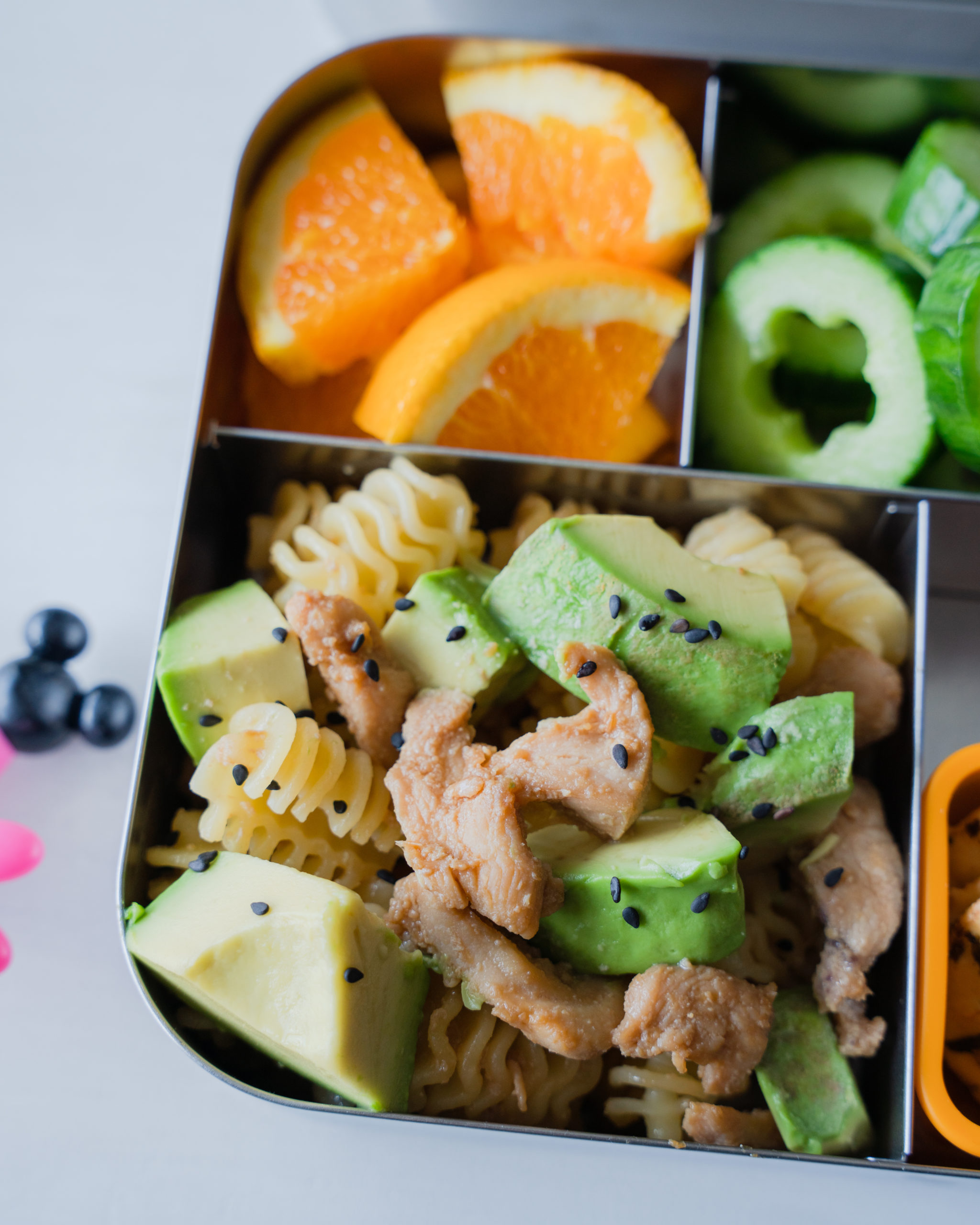 Lunchbox Avocado & Chicken Pasta - The Avo Tree